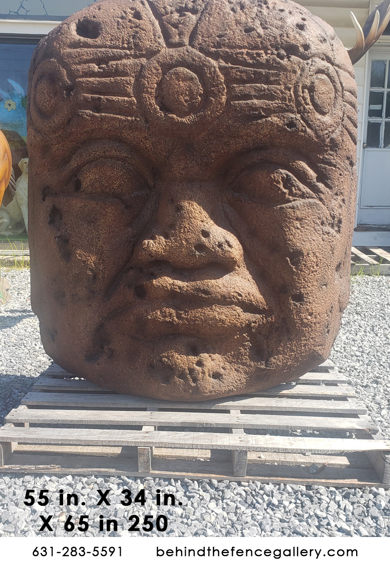 Grand Olmec Head Statue [NAU10083] - $599.99 : Life Size Statues ...
